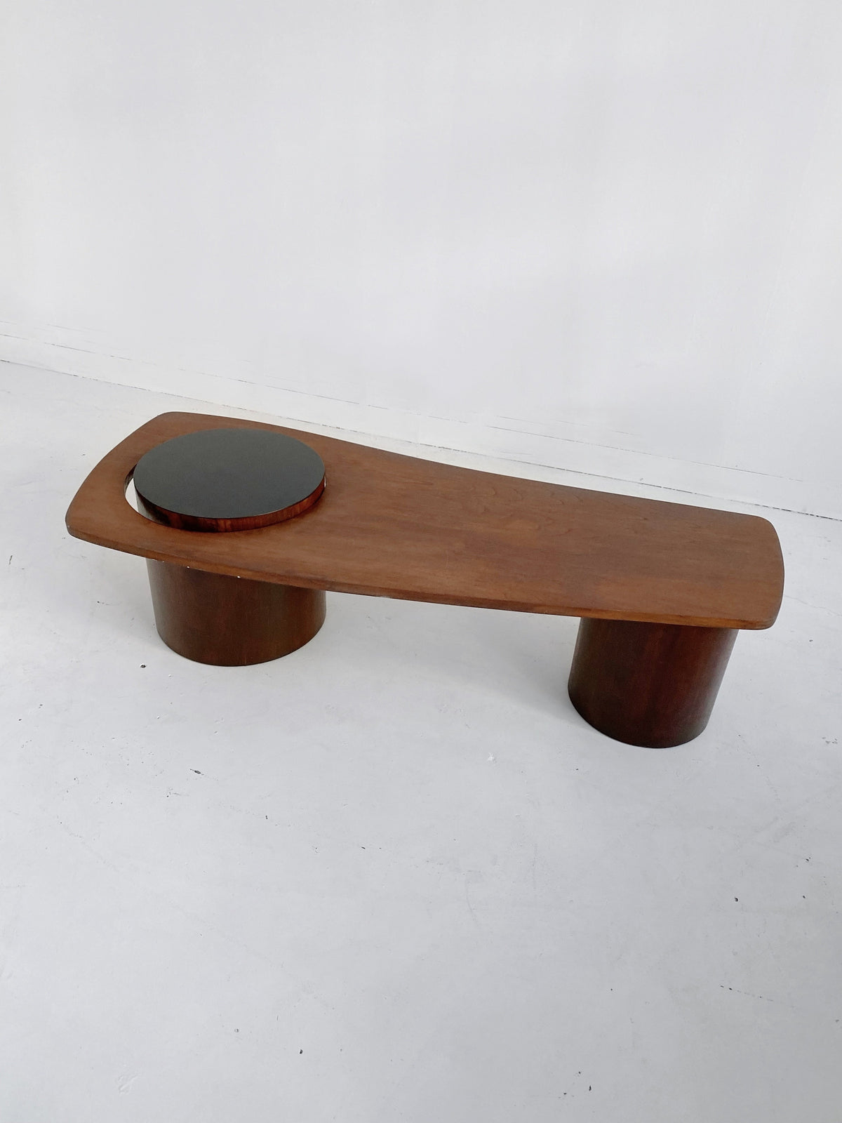 RS ASSOCIATES TEAK FLOATING COFFEE TABLE | Maison Singulier